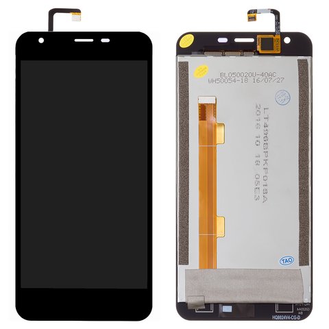 Pantalla LCD puede usarse con Oukitel K7000, negro - All Spares