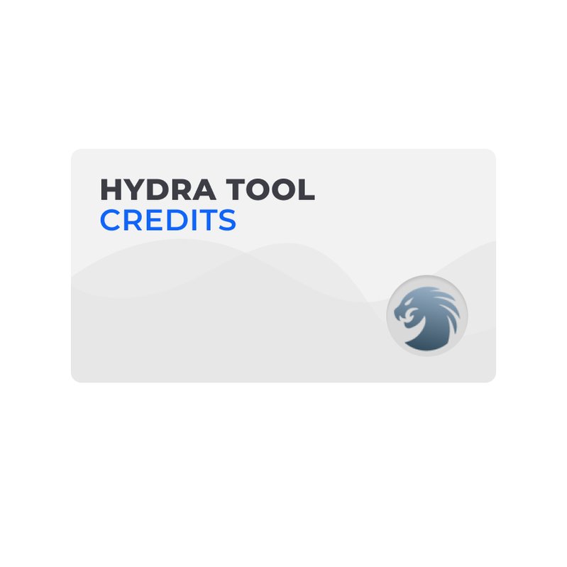 Hydra Tool Credits - GsmServer